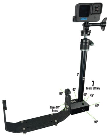 BOLT-ON Camera Mount: Gun Metal Gray [7-mounts-in-1] – YOLOtek