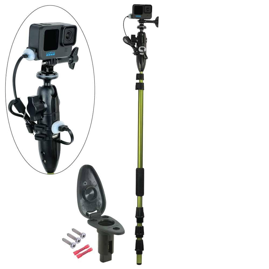 GoPro Kayak Mount - GoPro Stick and Mount for Kayak Fishing – YOLOtek