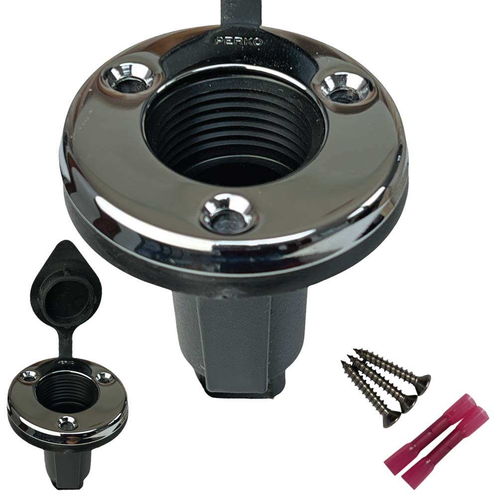 NavLight Port Kit RECTANGLE - Attwood LightArmor Threaded Port Collar ...